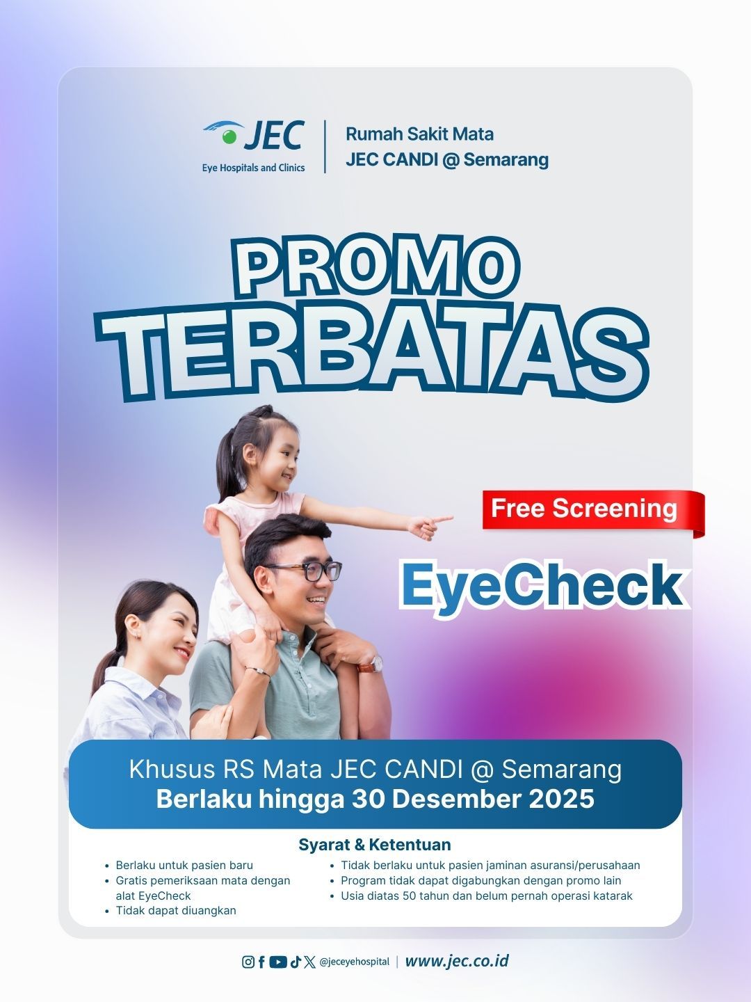 JEC Eye Hospitals & Clinics Best Eye Hospital in Indonesia LASIK Cataract Dry Eye Relex SMILE ...